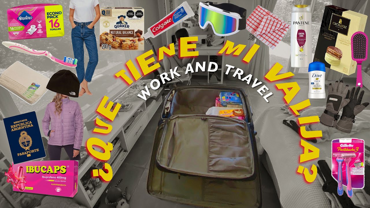 ME VOY DE WORK AND TRAVEL - haciendo la valija - YouTube