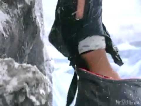 Mountain climber gets pantsed