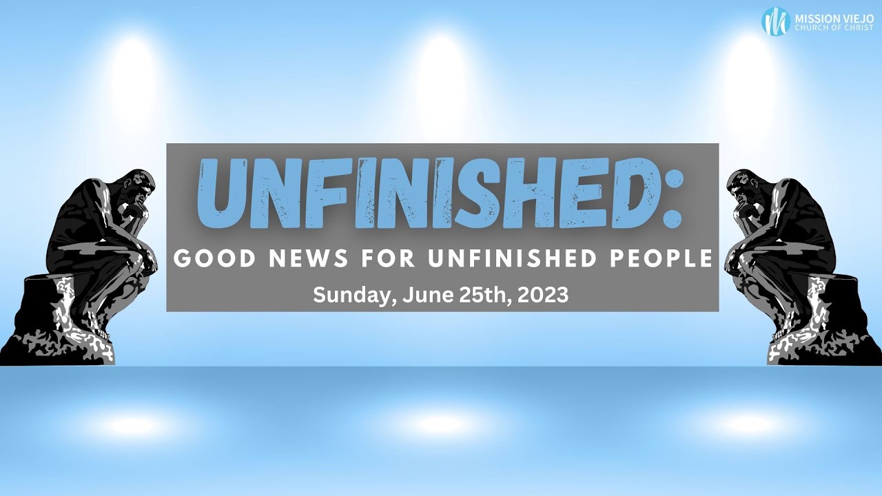 "GOOD NEWS FOR UNFINISHED PEOPLE" • Message By Michael Wexler - YouTube