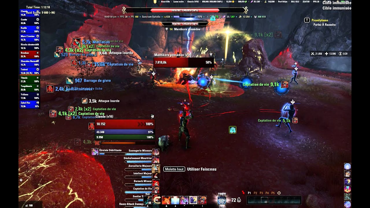 The Elder scroll Online Sanctum Ophidia Mantikora DDNB magicka/Le ...