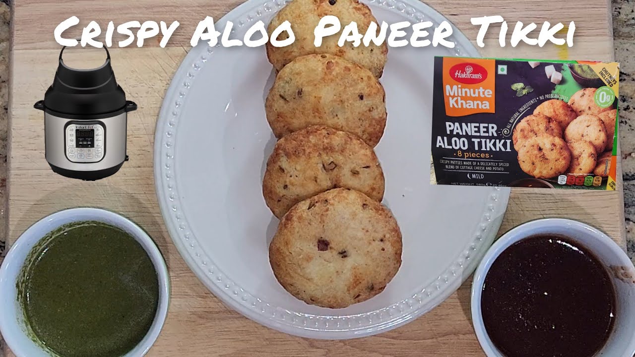 Air Fried Crispy Aloo Paneer Tikki / Haldiram's Frozen Tikki - YouTube
