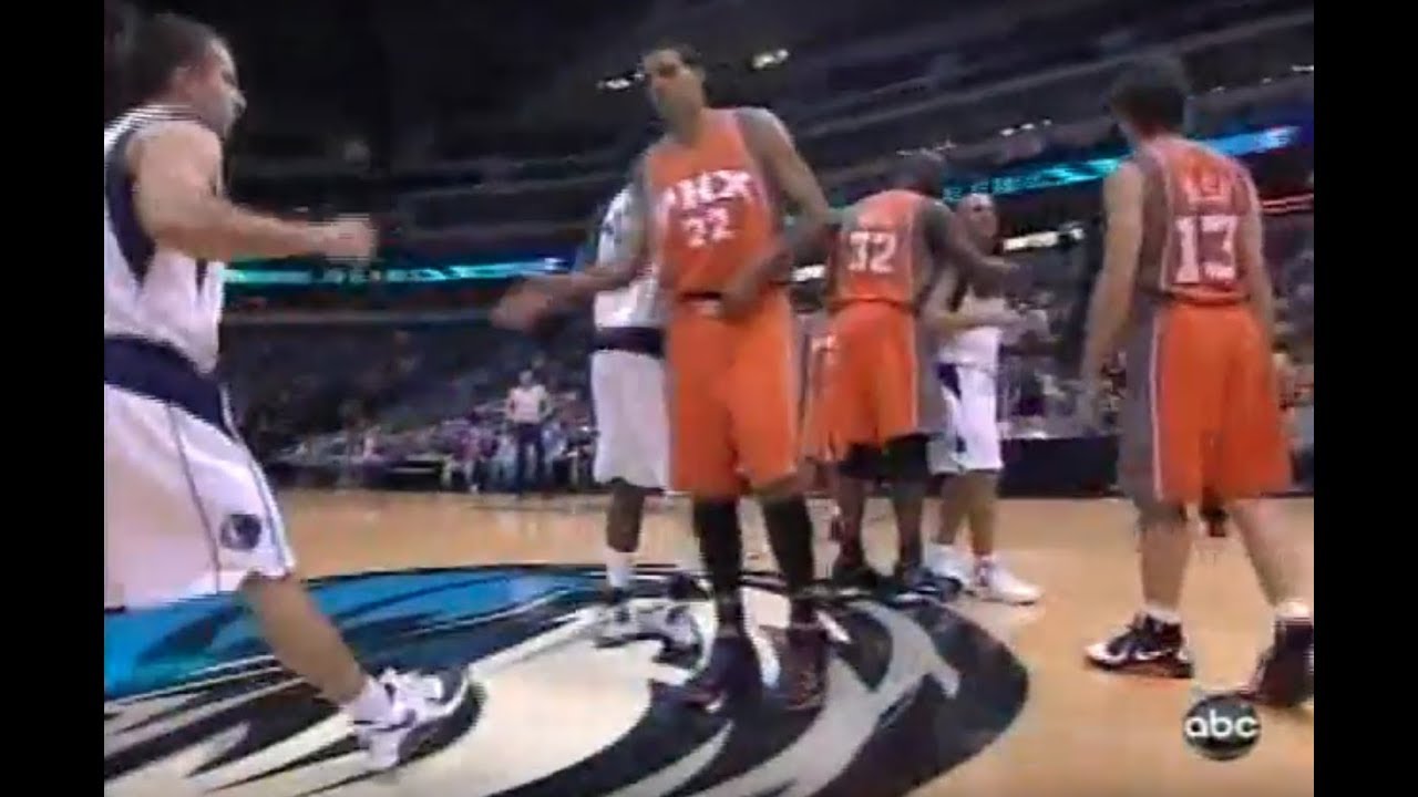 NBA 2009- Phoenix vs Dallas- first half only - YouTube