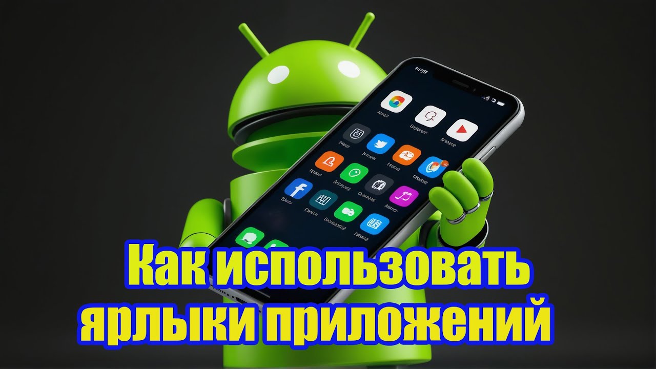 Как использовать ярлыки приложений на Android - YouTube