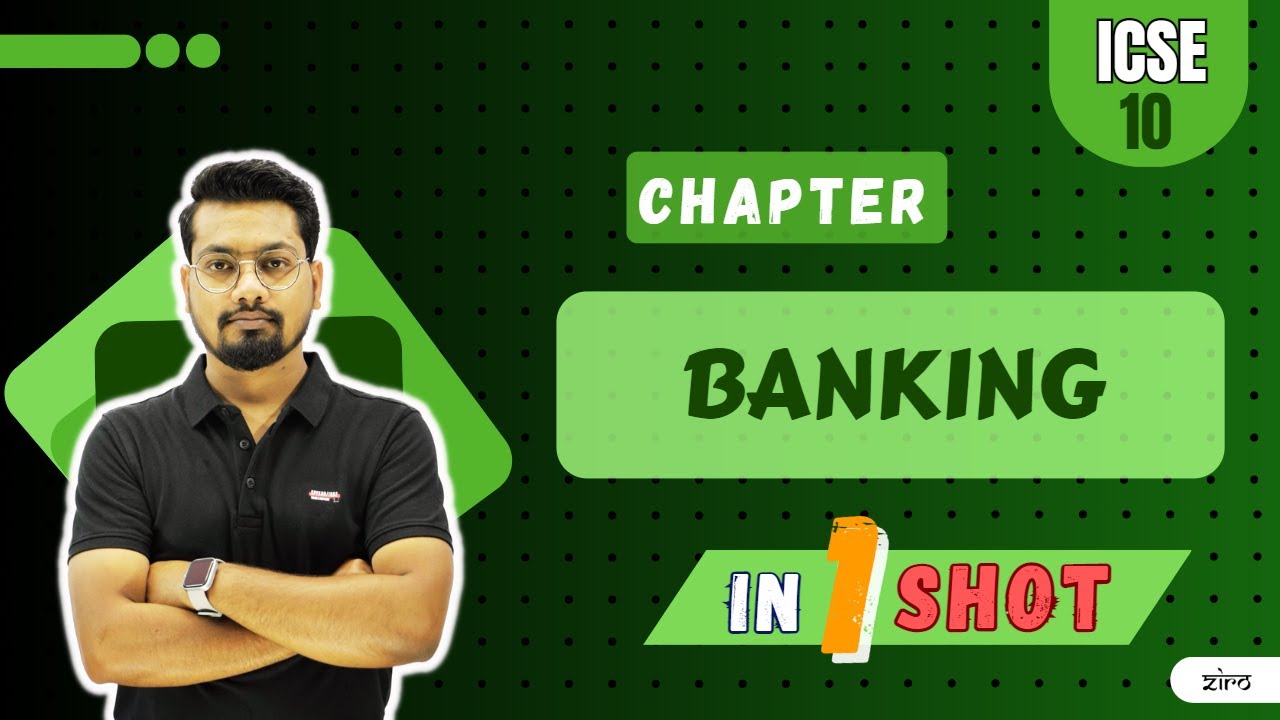 BANKING || ONE SHOT || Full Chapter || ICSE || Math class 10 || chapter ...
