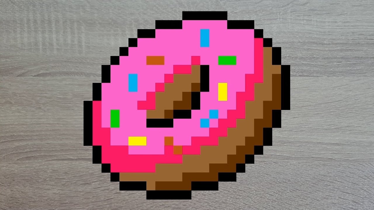 How To Create Pixelated Doughnut Using Ms Excel How To Create Excel