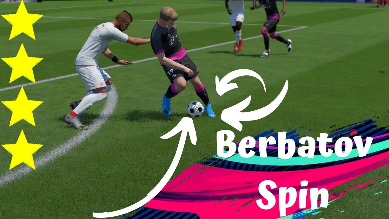 Berbatov Spin😎 | FIFA | Skills Tutorial # 01 ⭐⭐⭐⭐ - YouTube
