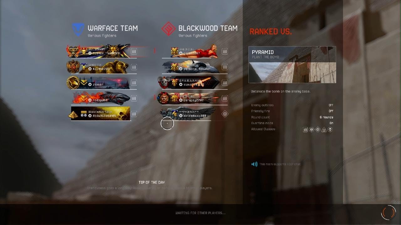 Warface ps 4 enemies in 1 round hunt - YouTube