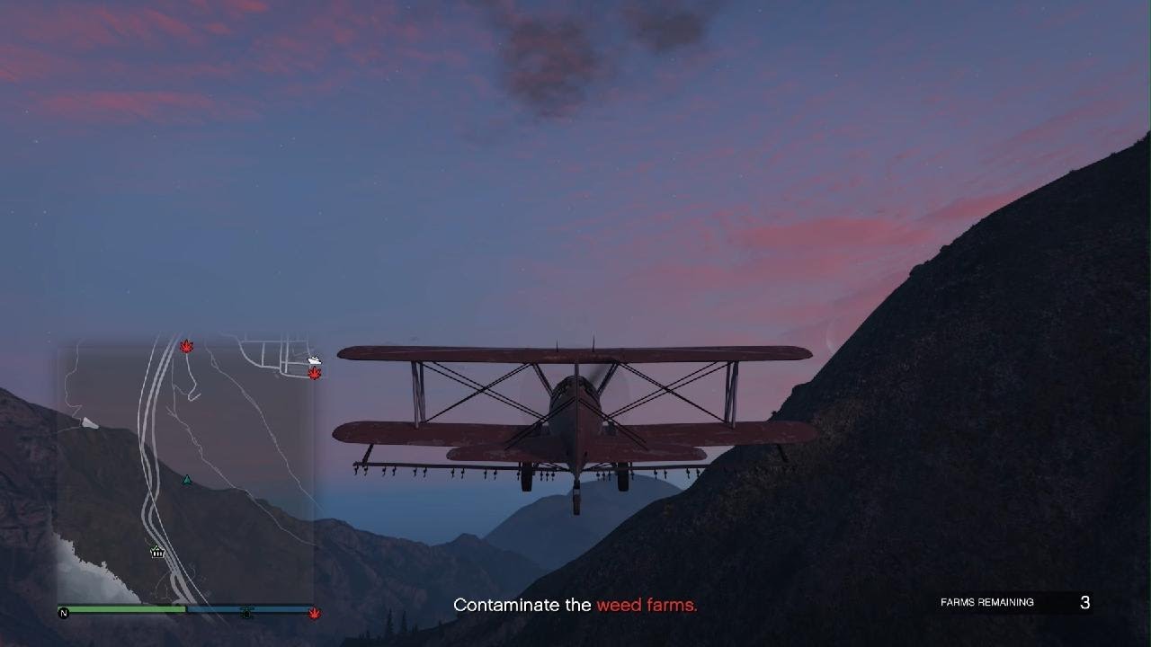 Gta 5 crop duster drug wars - YouTube