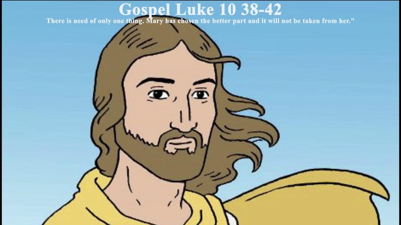 Reflection for Kids | Gospel Luke 10 38-42 | 29 July 2023 - YouTube
