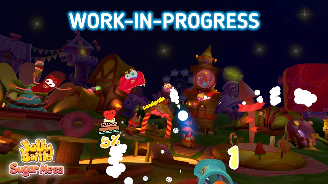 Jolly Battle Sugar Mess Work In Progress Gameplay Video VR Fun First Jolly Battle Sugar Mess Work In Progress Gameplay Video VR Fun First