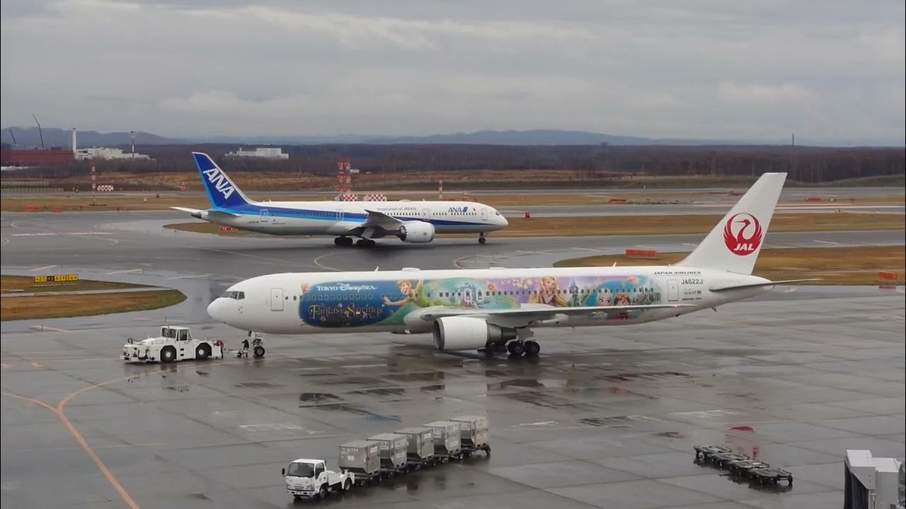 JAL DISNEY特別塗装機「JAL Fantastic Journey Express」（新千歳空港） - YouTube