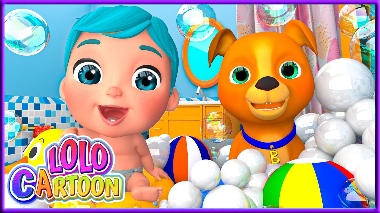 (New🐶) Little Puppy Song On The Bath Song | Nursery Rhymes and Kids ...