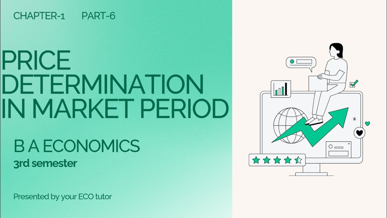 price determination in the market period|chapter 1|part 6|3 sem BA ECO ...