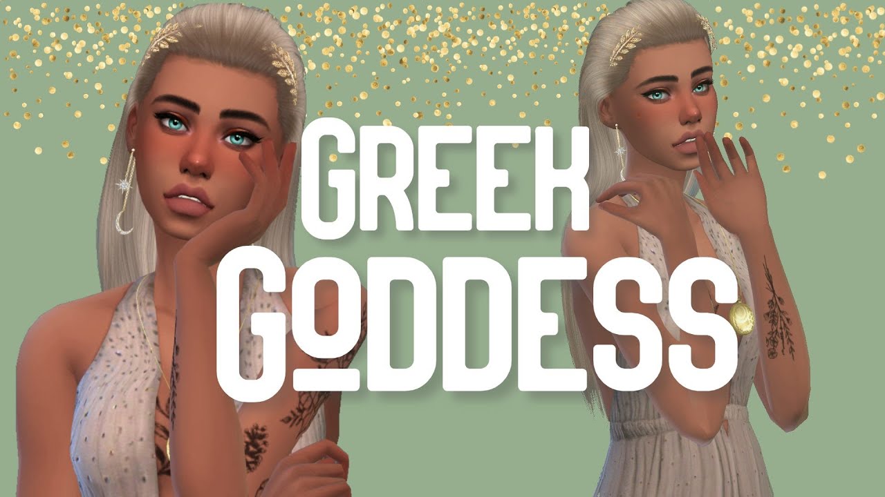 The Sims 4 Goddess Inspired CAS + CC List - YouTube
