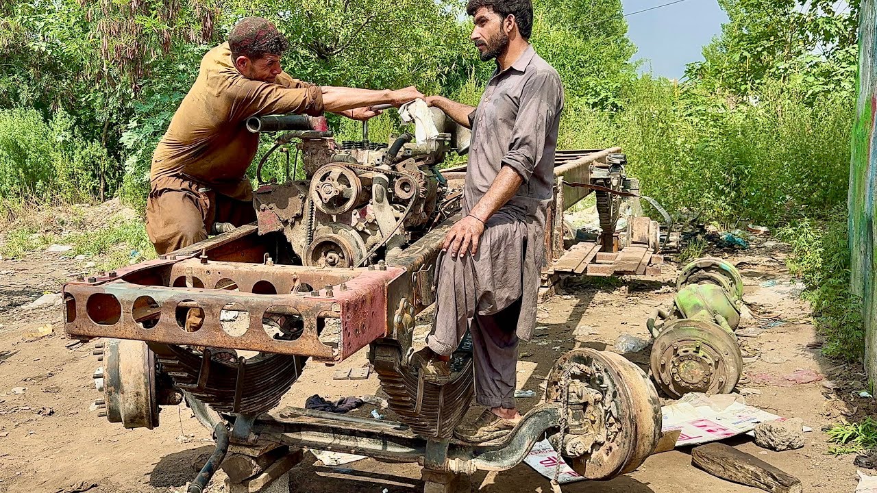 1992 Model RUSTY Engine Fully Hand made Restoration Part 6 - YouTube