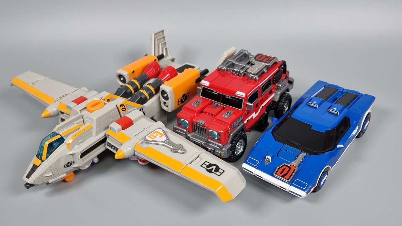 또봇V 타키온 와일드치프 제트썬더 자동차 비행기 로봇 장난감 변신 TobotV Tachyon WildChief ...