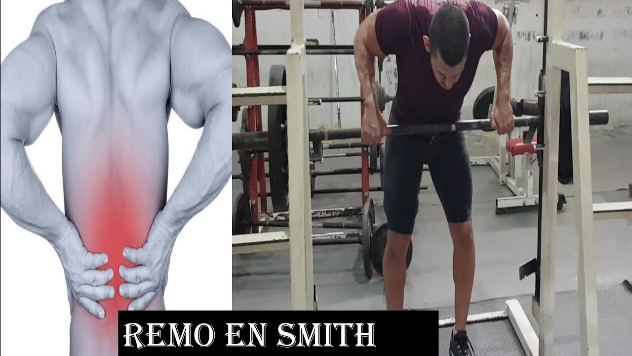COMÓ hacer ESPALDA en SMITH con remo PRONO y SUPINO - YouTube