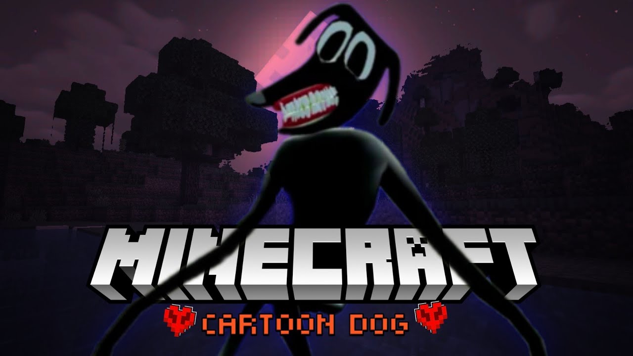 ADICIONEI O CARTOON DOG NO MEU MUNDO DO MINECRAFT E ISSO ACONTECEU ...