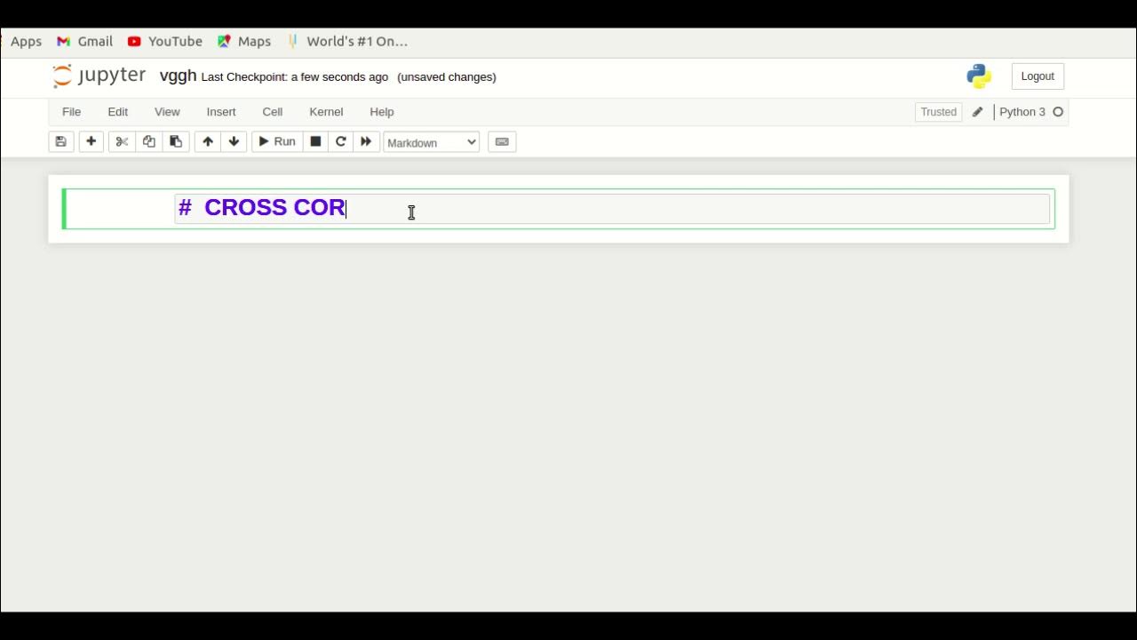 Cross correlation is not commutative. Visualization using python. - YouTube