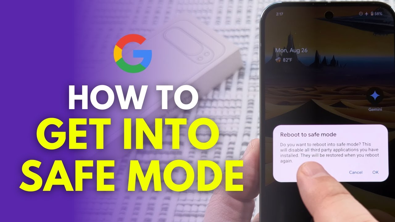 Google Pixel 9: How To Boot & Restart Into Safe Mode - YouTube