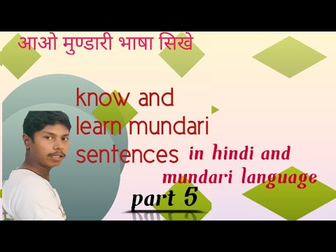 Regular basic daily life use sentences of mundari language/hindi to ...