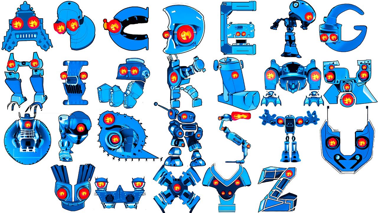 New Alphabet Lore But Everyone Is Robots (Full Version A-Z) - YouTube