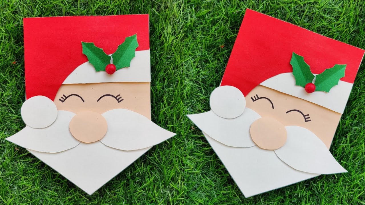 Santa Claus Card/How to make Santa Card for Christmas #santaclauscard # ...