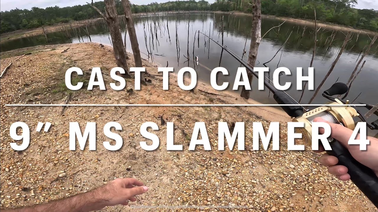 Cast to catch 9” MS Slammer 4!! - YouTube