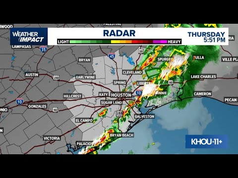 Track today's storms on live streaming radar - YouTube