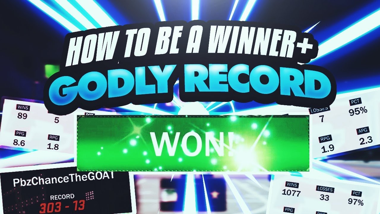 How to be a Winner + Godly Record - YouTube