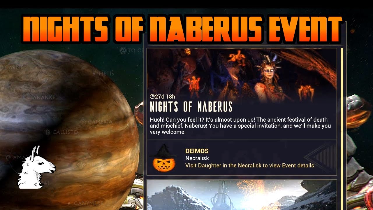 Let's Play Warframe - Nights of Naberus Event 2022 (Halloween Event ...