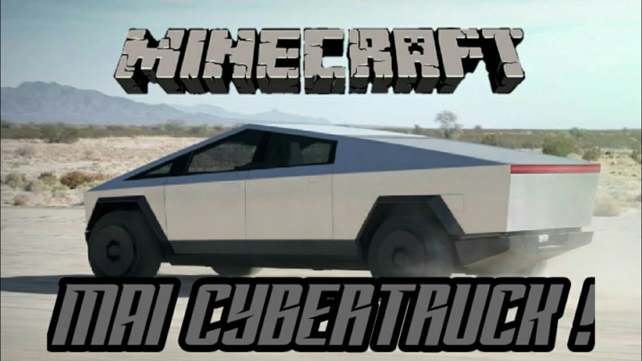 Cyber truck in MINECRAFT (MOD)!!!OP BHAI SHAAB........ - YouTube