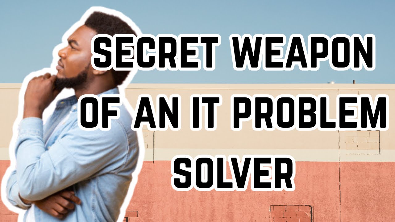 secret weapon of it problem solver #convocourses #cybersecurity - YouTube