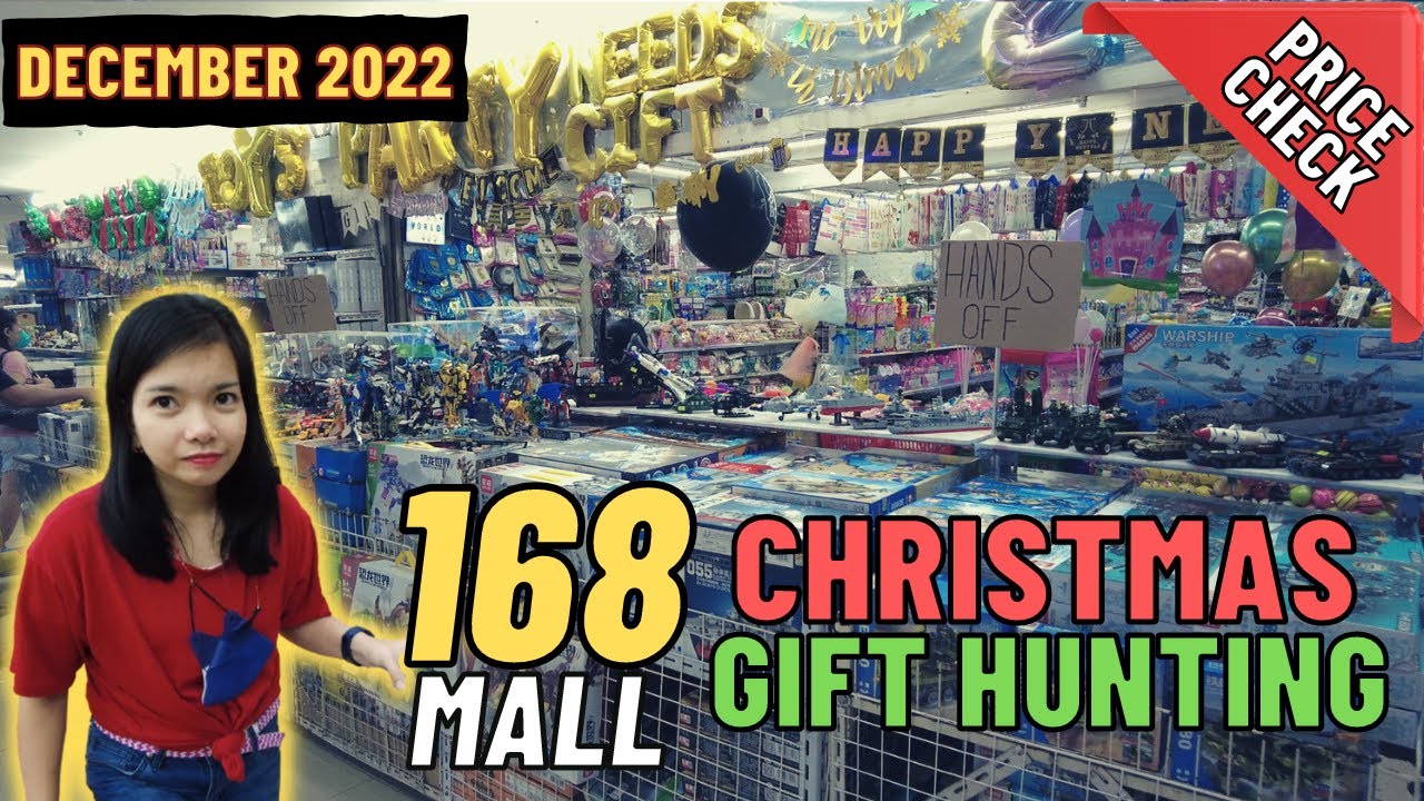 CHRISTMAS GIFT IDEAS AT 168 SHOPPING MALL DIVISORIA | Walking Tour ...