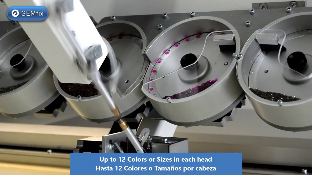 GEMfix 10060 2Heads/8Colors - Automatic Multihead Rhinestone Transfer ...
