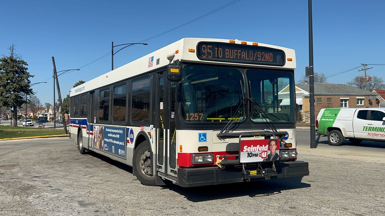 CTA Bus Ride 95 95th From 95th Red Line To 87th/Damen Terminal CTA New ...