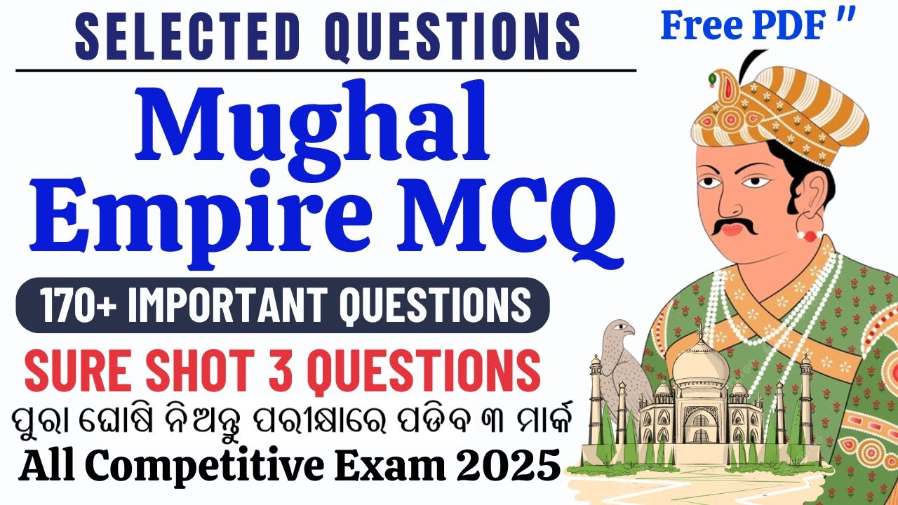 Mughal Empire MCQ [170 Questions] | Free PDF | Sure 3 Marks In Exam ...
