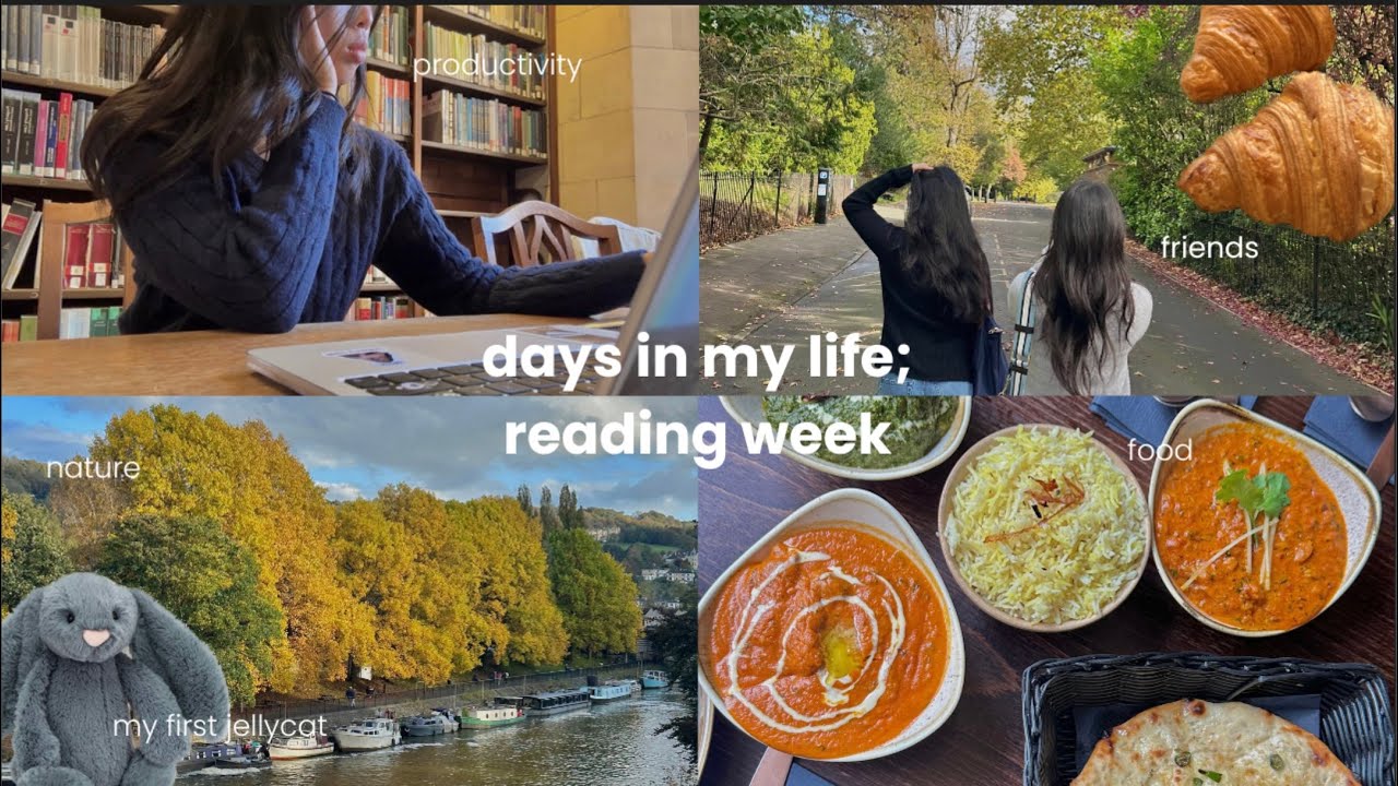uni diaries | reading week, productivity, london and bath trips, autumn ...