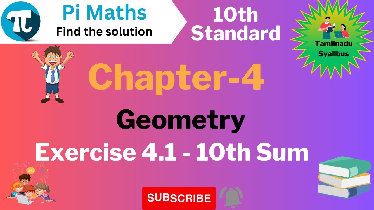 10th Std Chapter 4 Exercise 4 1 10th Sum YouTube