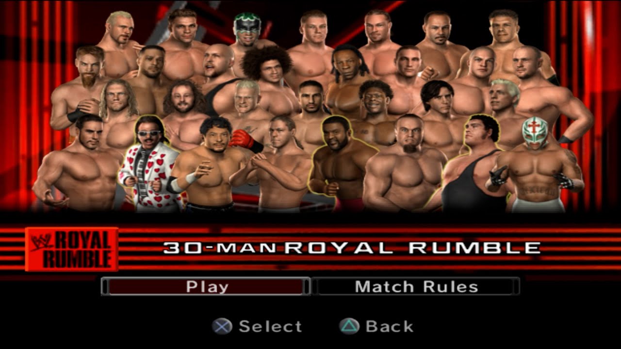WWE SmackDown! vs. Raw 2006 - ROYAL RUMBLE - YouTube