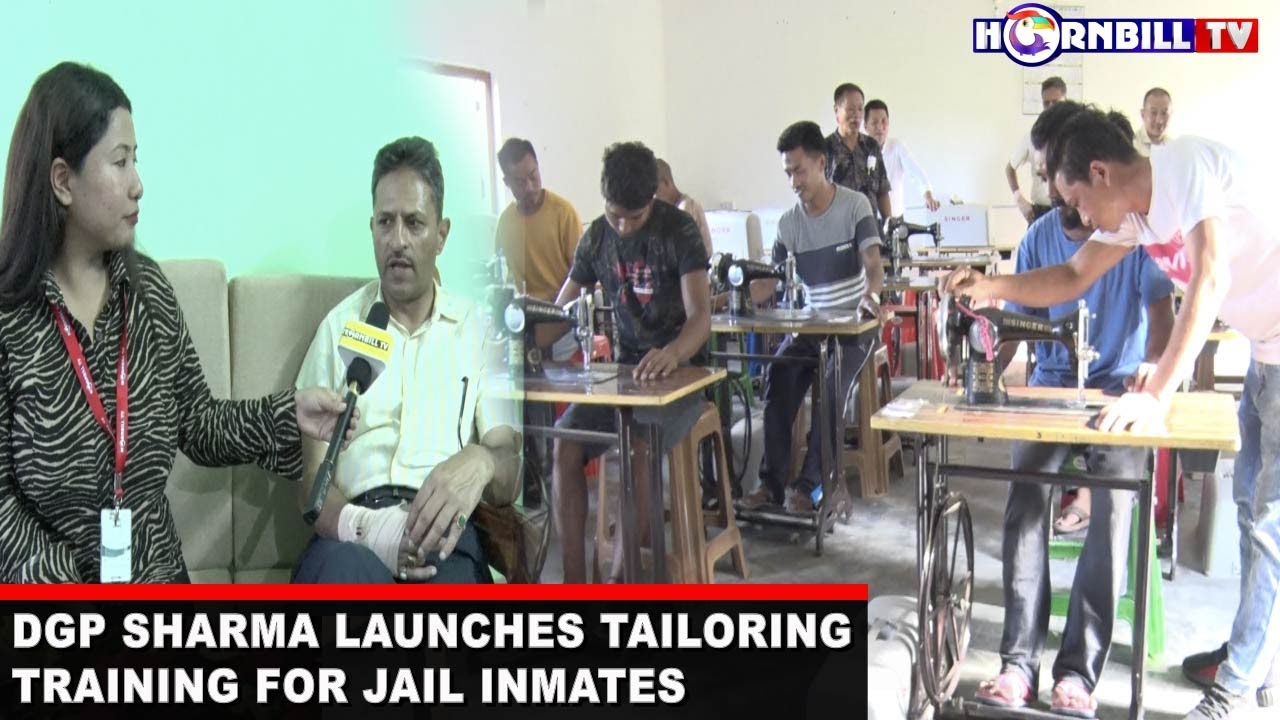 DGP SHARMA LAUNCHES TAILORING TRAINING FOR JAIL INMATES - YouTube
