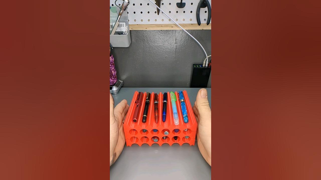 3d Print Stackable Fountain Pen Trays - YouTube