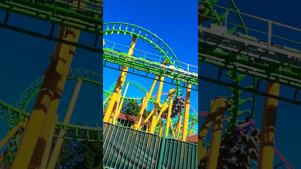 Riddler's Revenge: Six Flags New England #shorts - YouTube