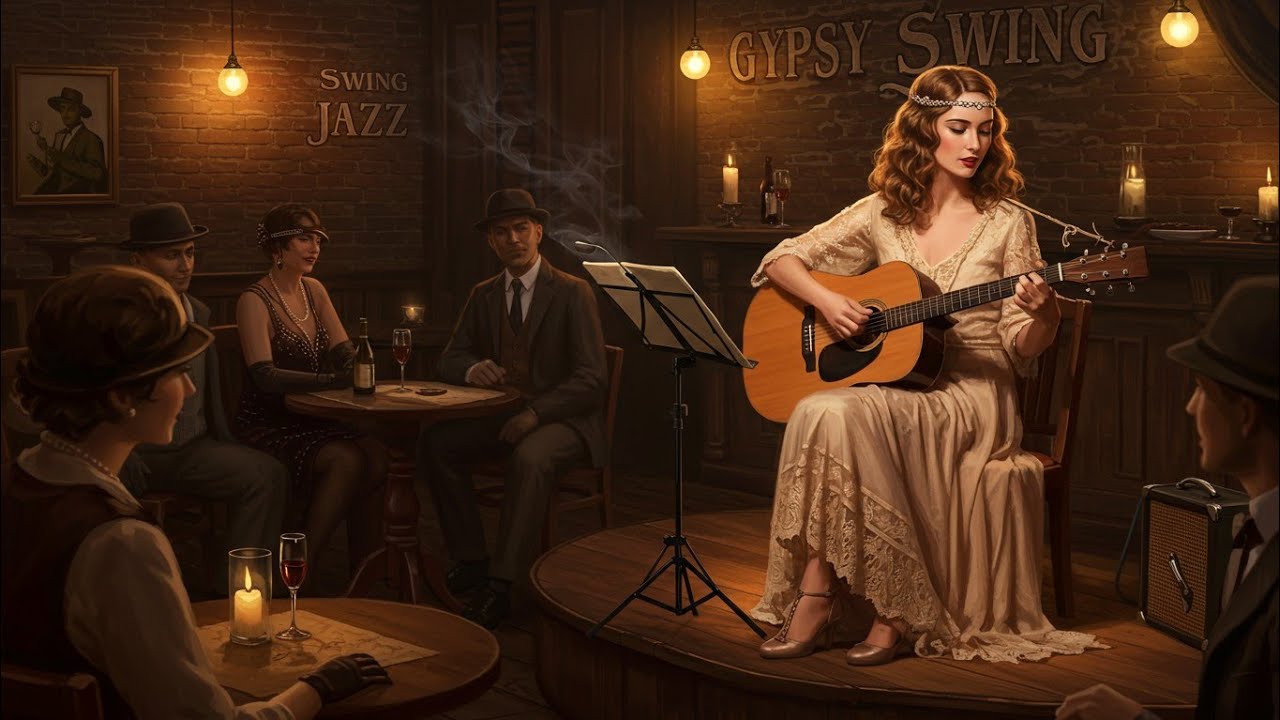 Vintage Gypsy Swing Jazz 1920s | Music to Ignite Spirit and Bring ...