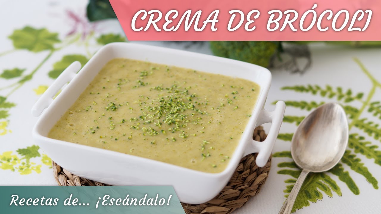 Crema De BrÓcoli Receta Saludable Y Muy Rica Youtube