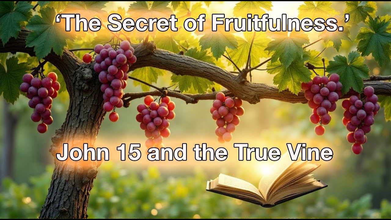 The Secret of Fruitfulness: John 15 and the True Vine #Biblestudy, # ...