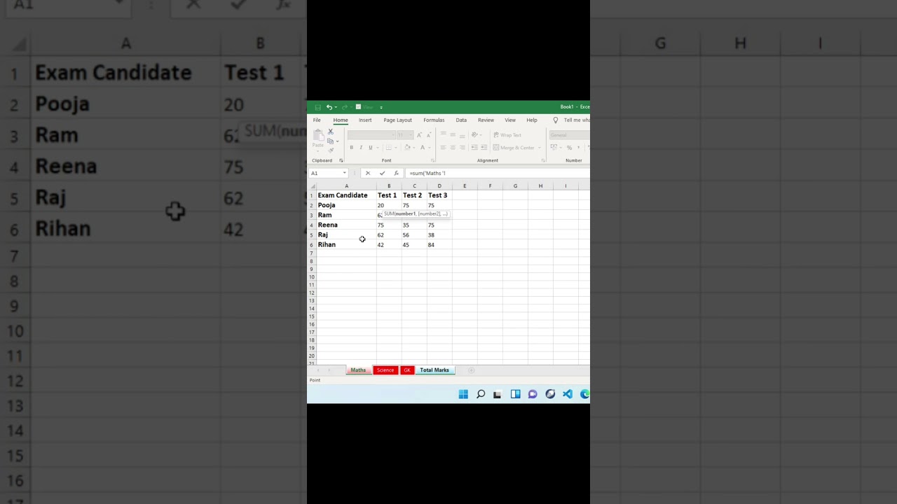 3d Sum Formula In Excel 3d Sum In Excel To Consolidate Value Ms 9848