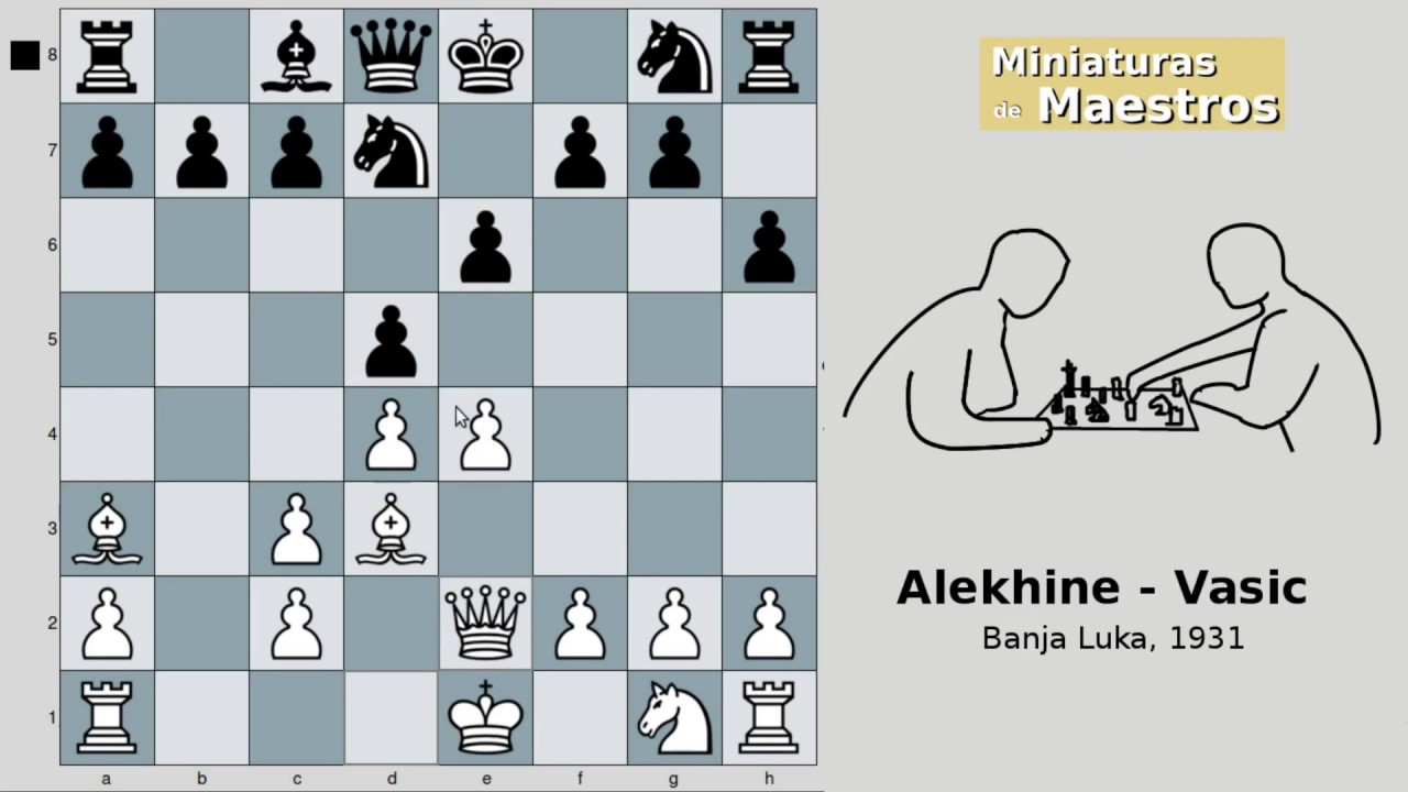 El mate de Boden más rápido de la historia (Alekhine - Vasic, 1931 ...