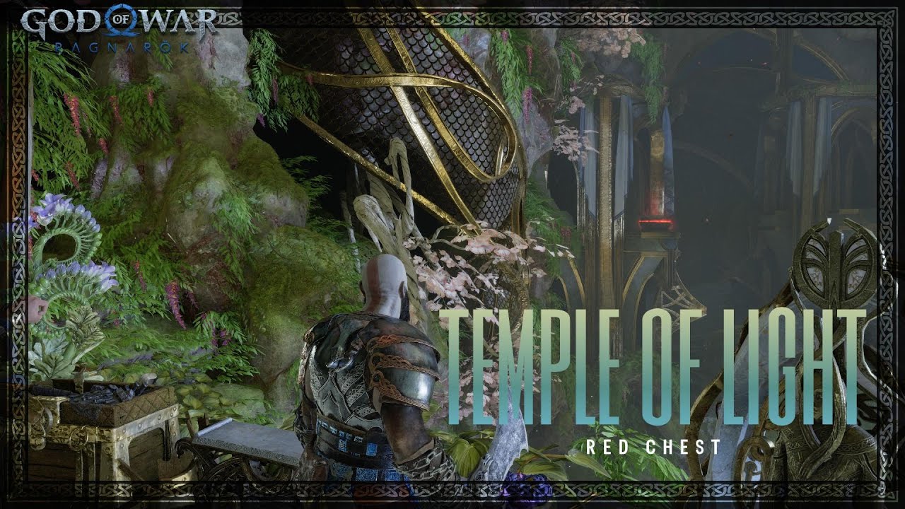 Temple of Light Red Chest Location Guide - God of War Ragnarok - YouTube