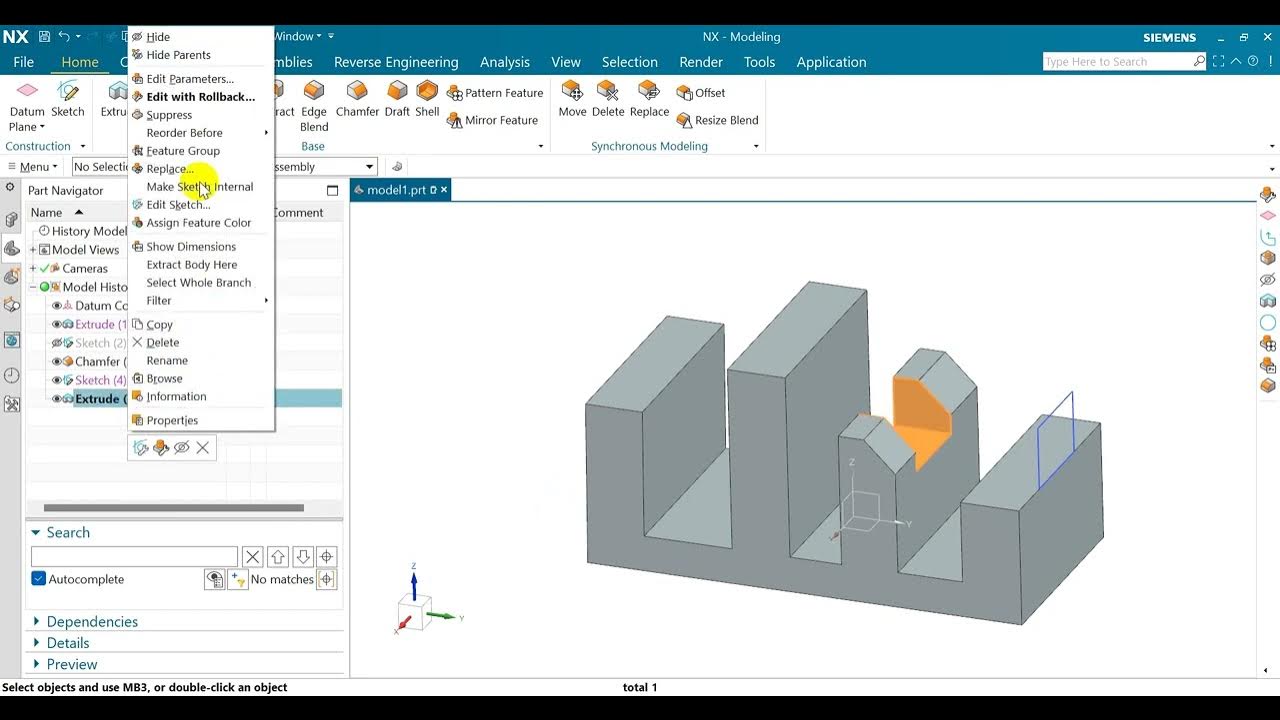 Basic of Extrude in NX CAD for beginner tutorial #siemens #mechanicaldesign #nxcad #cad # ...